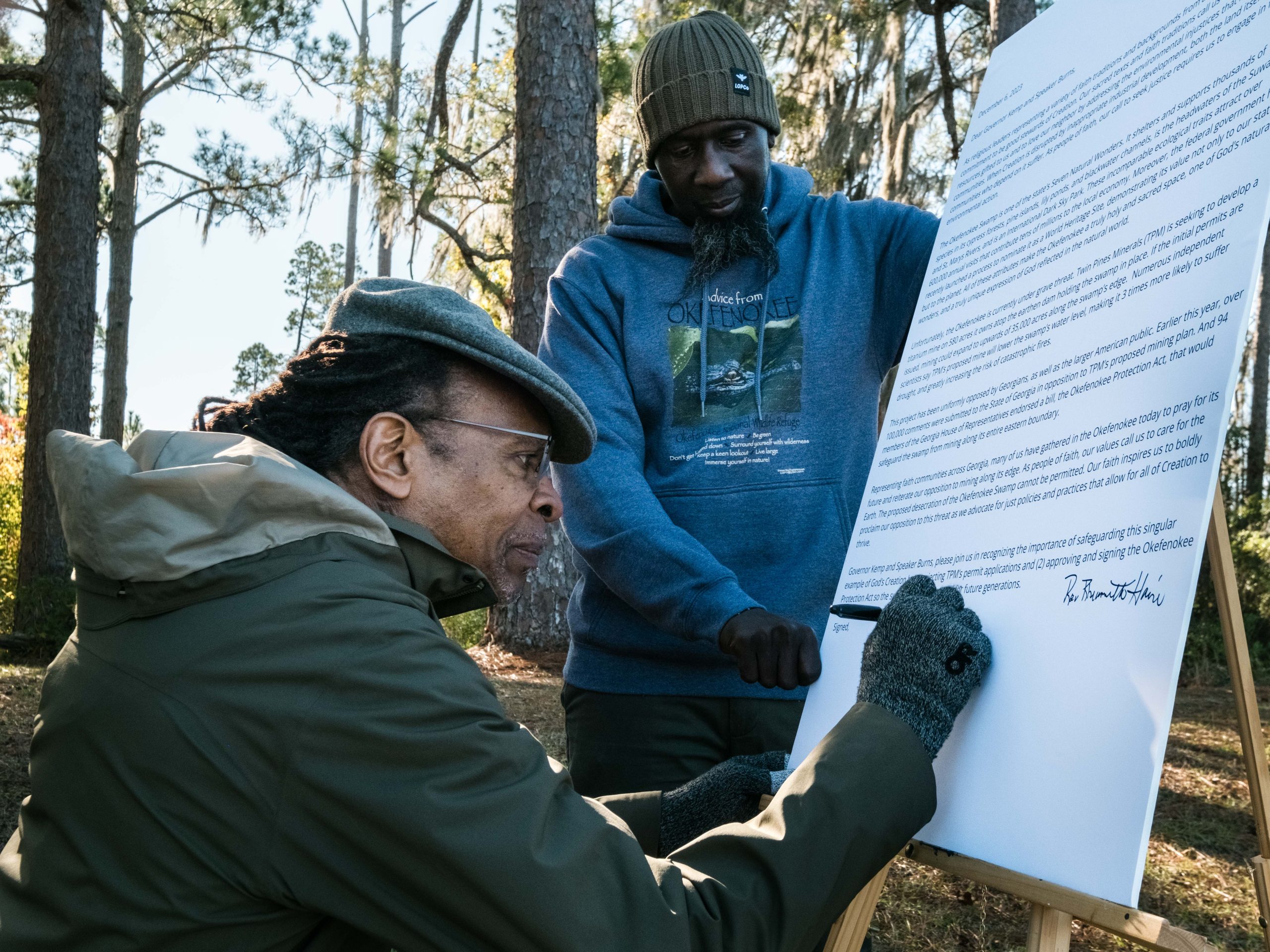 Pastors pray for swamp's protection - The Current